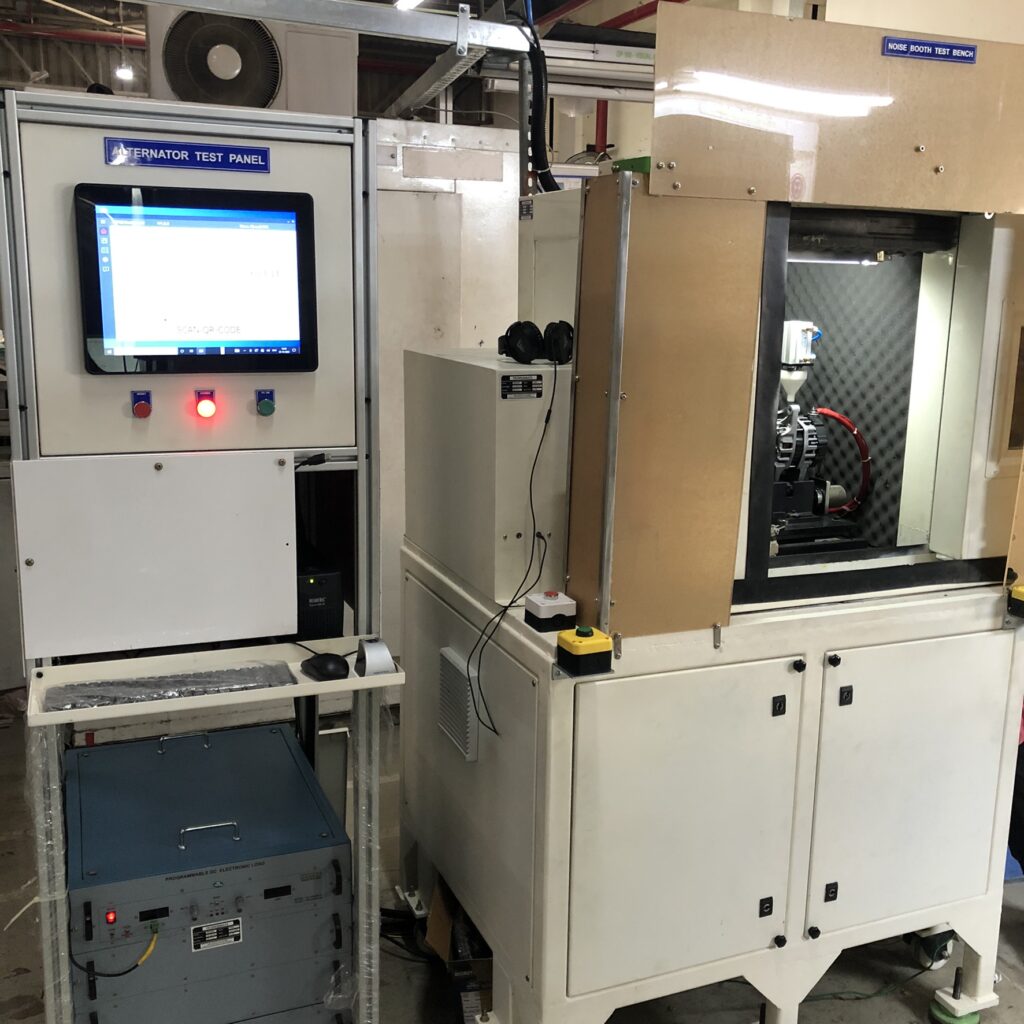 LIN ALTERNATOR – NOISE BOOTH – TEST BENCH – EXPLORER + – Method controls